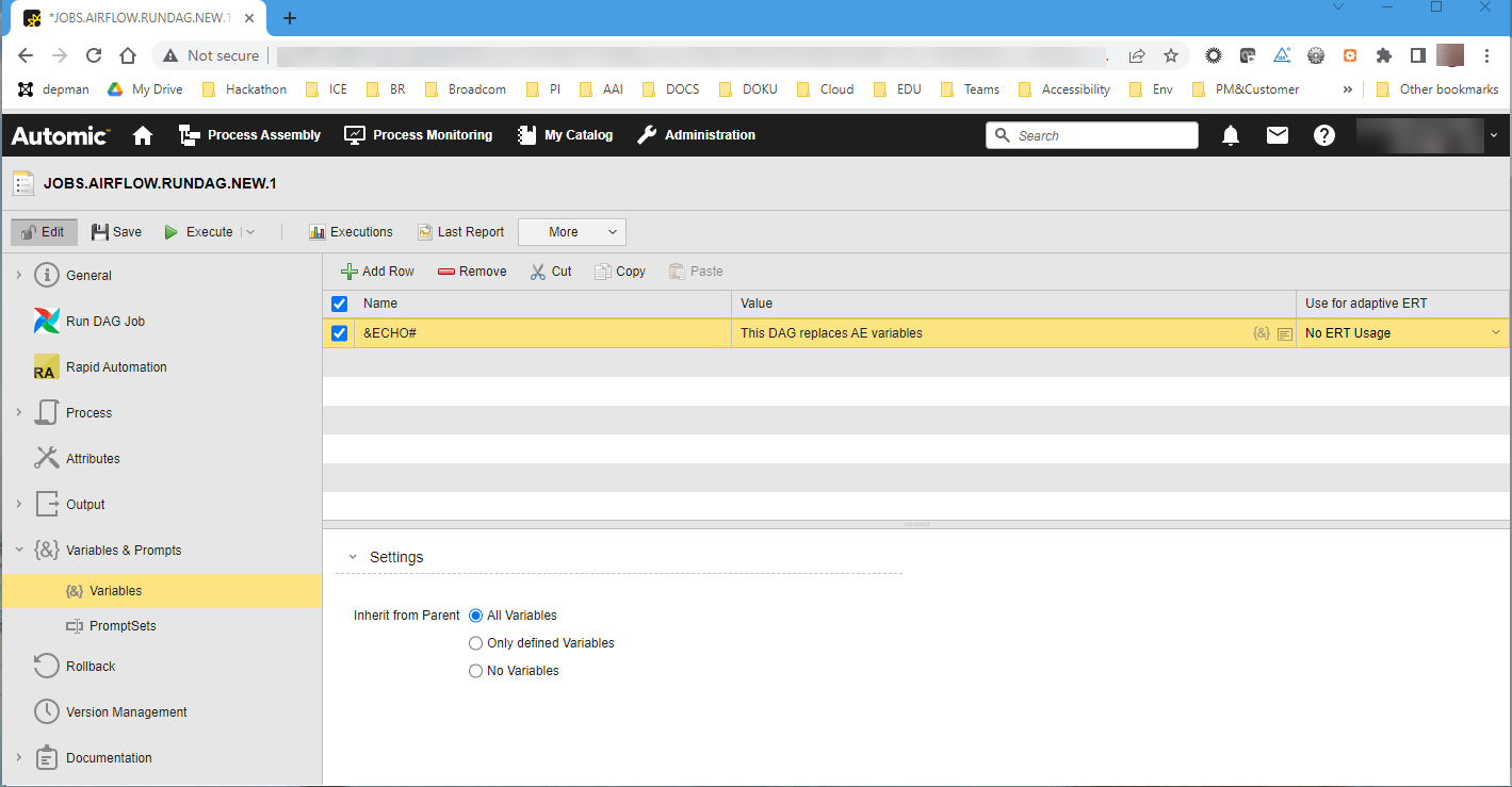 Defining The Run Dag Job Properties 